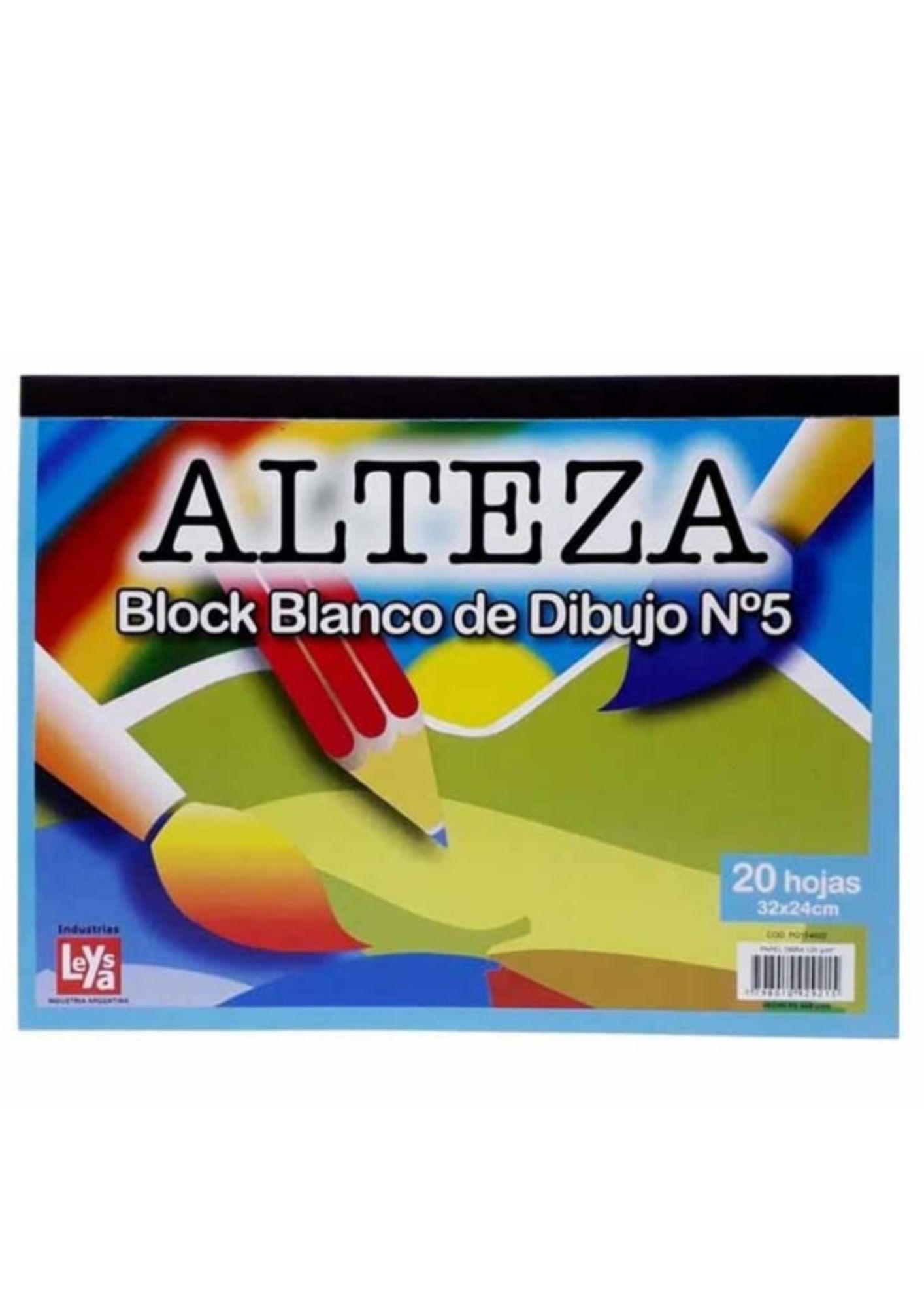 BLOCK CARTULINA BLANCO 20 HOJAS - Lencina Mayorista Lencina Mayorista